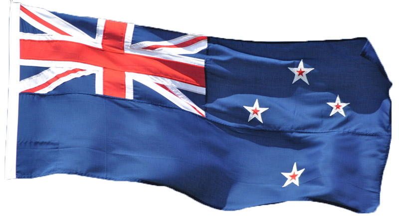 New Zealand sewn flag - Asia & Pacifics Flags - New Zealand - New ...
