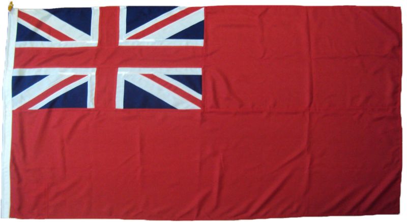 Red Ensign sewn British - British Flags - Red Ensign (Woven MoD flag ...