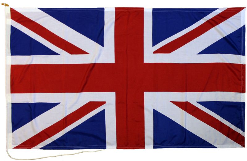 Screen printed Union Jack - British Flags - Union Jack screen printed ...
