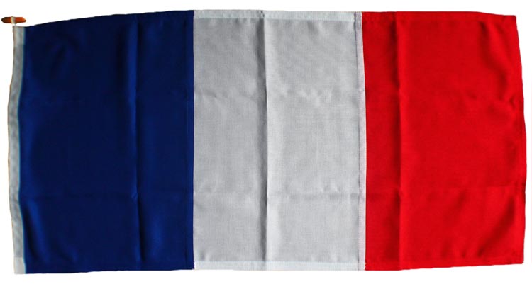 Sewn French Flag Woven - European Flags - France (woven MoD fabric) - 1 ...