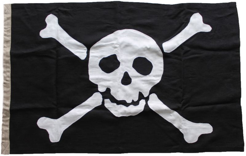 authentic jolly roger flag - Misc Flags - Authentic Jolly Roger (linen ...