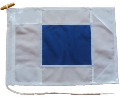 Navy Code Flag - Signal Flags - Sierra (S) signal flag - 21x18in ...